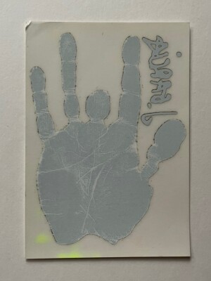 Jerry Garcia Hand Postcard Sticker - New/Unused (From Rhino All Good ...