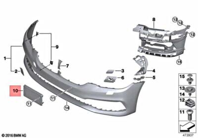 Genuine BMW G32 620d 620dX 630i 640i 640iX Licence Plate Holder ...