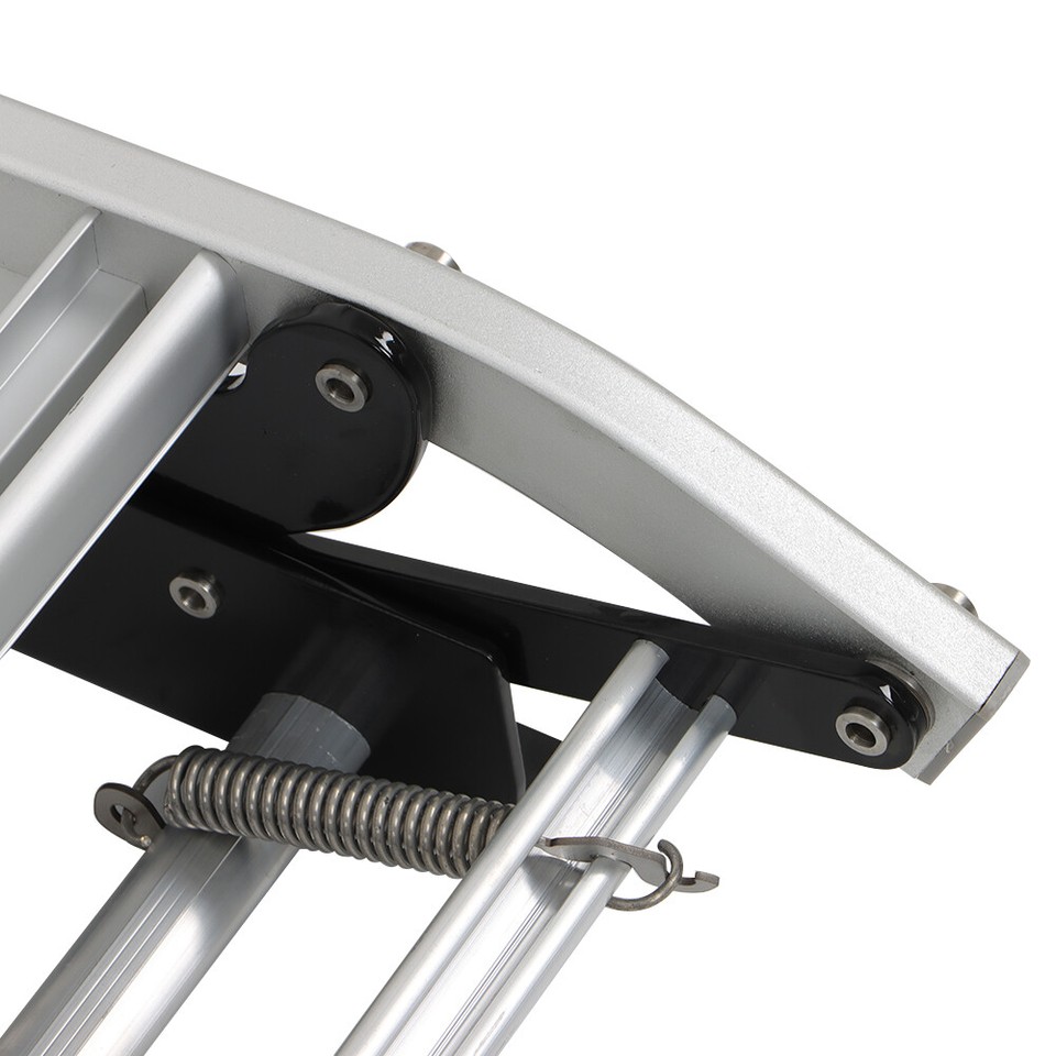 RV Camper Platform Steps Stair Anti-Slip Manual Pull Out Retractable ...