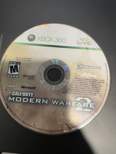 Call of Duty Modern Warfare 2 (Microsoft Xbox 360) Disc Only | eBay
