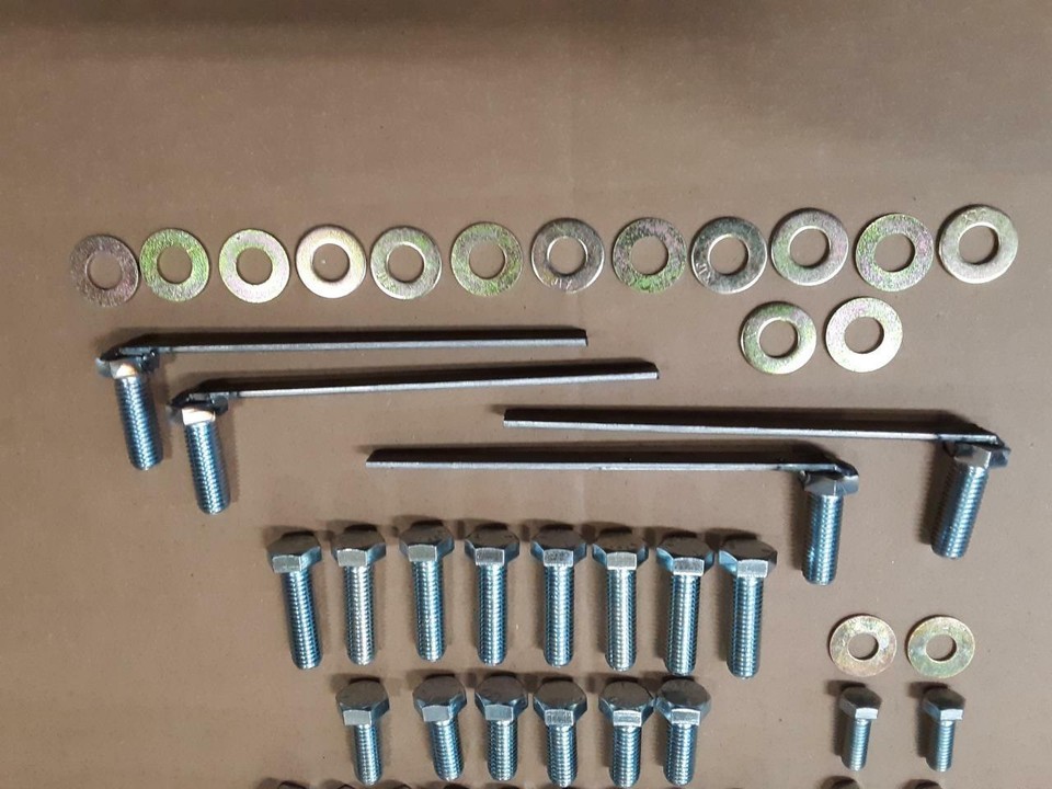 2011-2019 Chevy/GM 2500 3500 Fisher 7192 Snow Plow Mount Bolt Kit 41489 ...