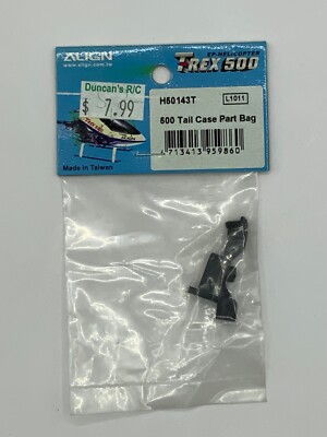 Align Trex500 H50143T Tail Case Part Bag | eBay