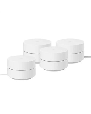 Google Wifi Smart Mesh WiFi 4 Pack Free Shipping | eBay