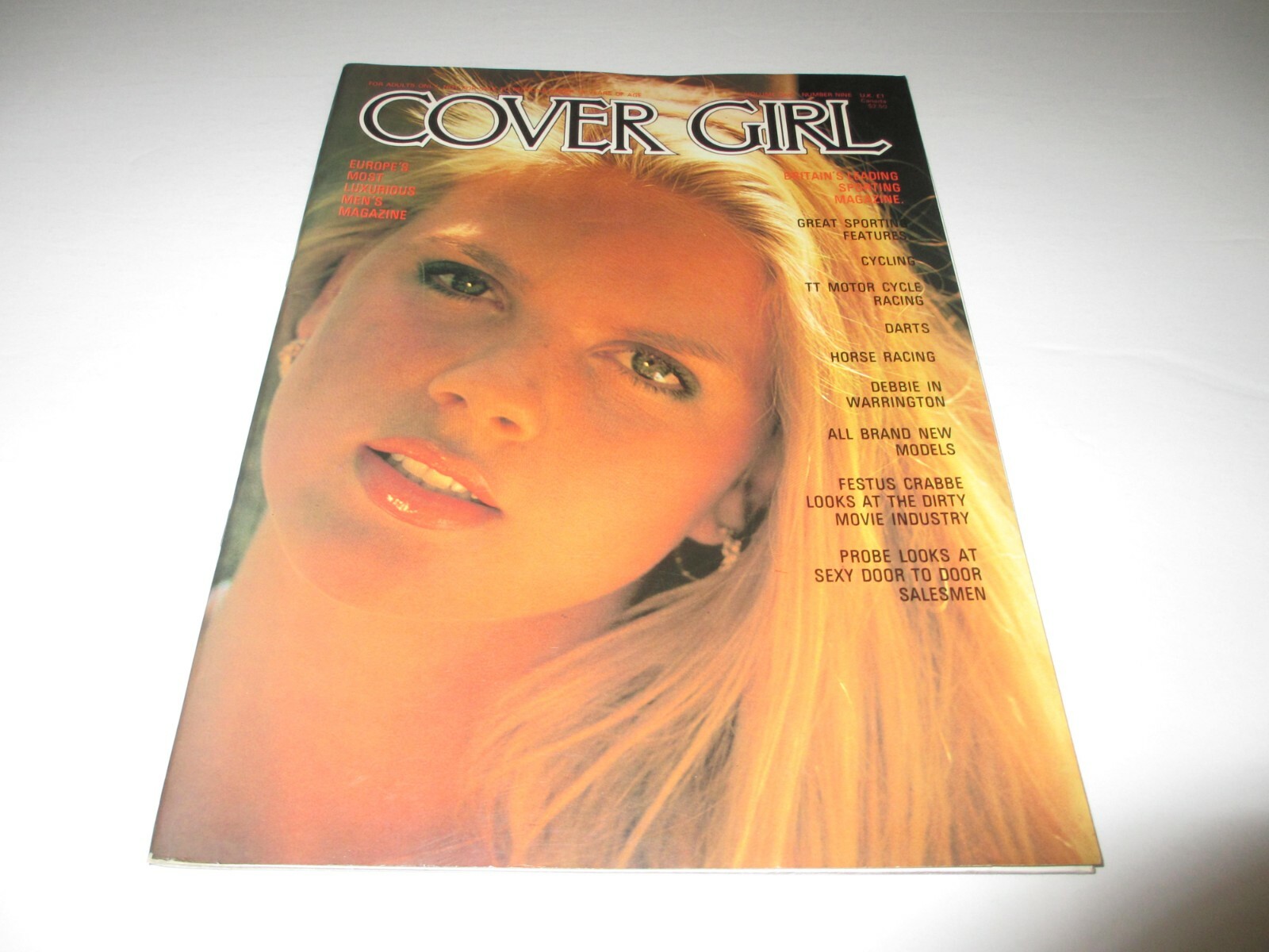 COVER GIRL magazine vo1 no9 1978 Nancy Suiter BIKE RACING Keli Stewart ...