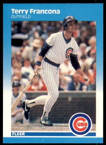 1987 Fleer Glossy Terry Francona . Chicago Cubs #564 | eBay