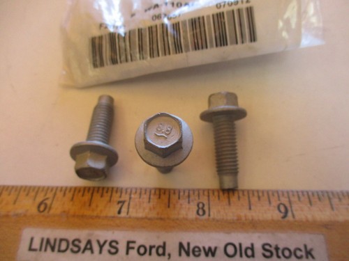 3 PCS FORD 2015/20 F150, MUSTANG "BOLT" HEX HD (8.8) M8X1.25 X 25MM ...