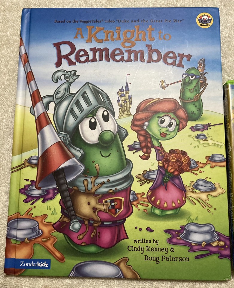 VeggieTales DVD & Book Set Duke and the Great Pie War & A Knight to ...