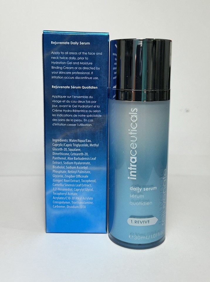 Intraceuticals Rejuvenate Daily Serum 1.01 oz, New in box, FAST ...