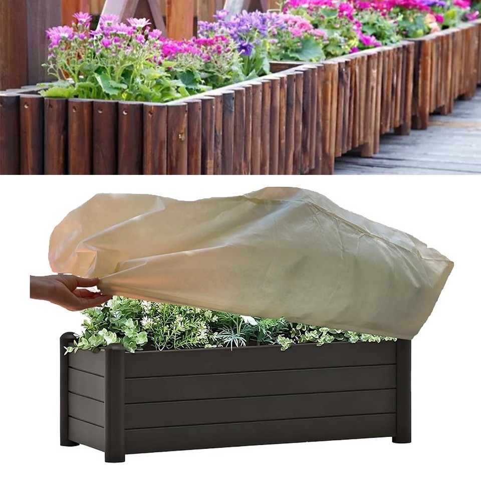 Floral Design Plant Pot Covers Winter Protection Frost Protection 2 ...