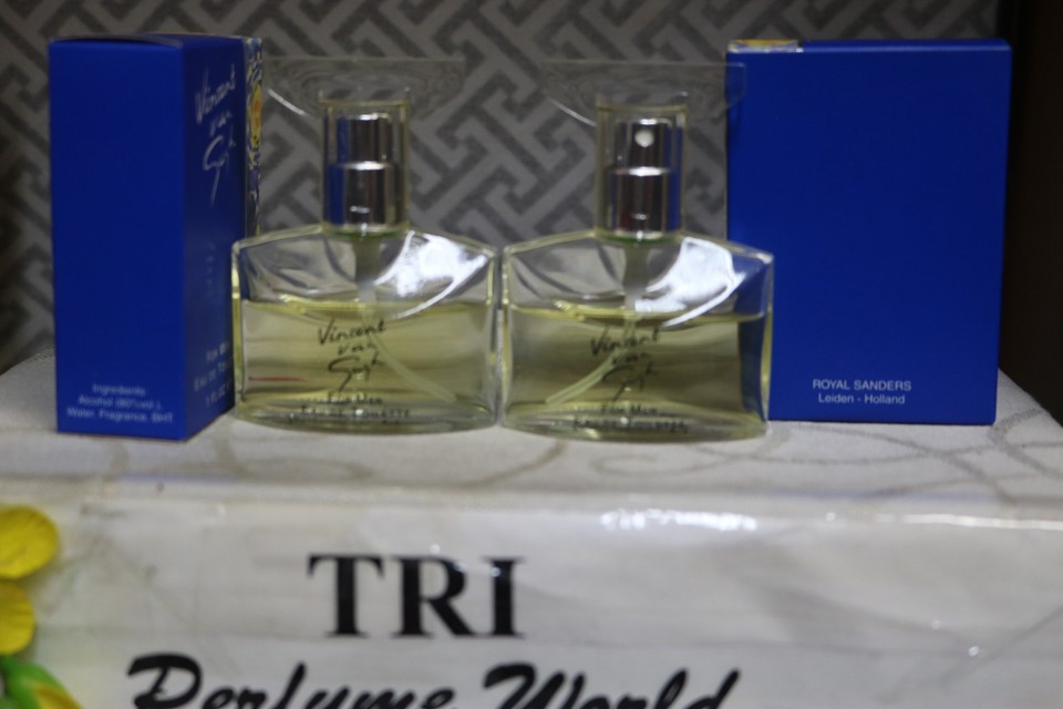 Vincent Van Gogh Royal Sanders Eau de Toilette Men Spray Lot of 2 x 1 ...
