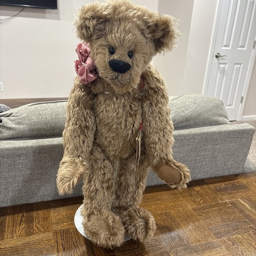 24” Brown True Mohair Teddy Bear from Artist Kay Elmore / Sugarloaf ...