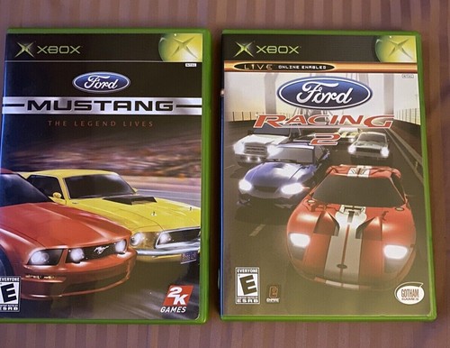 Ford Mustang The Legend Lives & Ford Racing Lot 2 games. XBOX Complete ...
