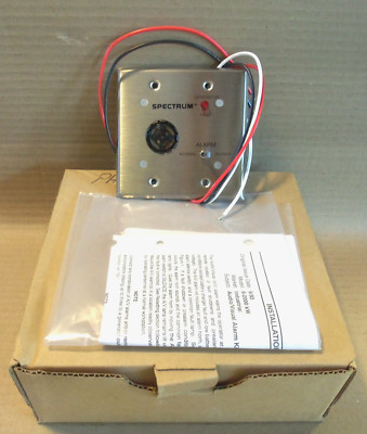 NEW SPECTRUM A-292887-SD AUDIO VISUAL ALARM KIT FOR FIRE ALARM SYSTEM ...