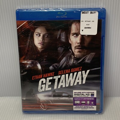 Getaway (Blu-ray + Digital HD, 2013) Selena Gomez, Ethan Hawke, Jon ...