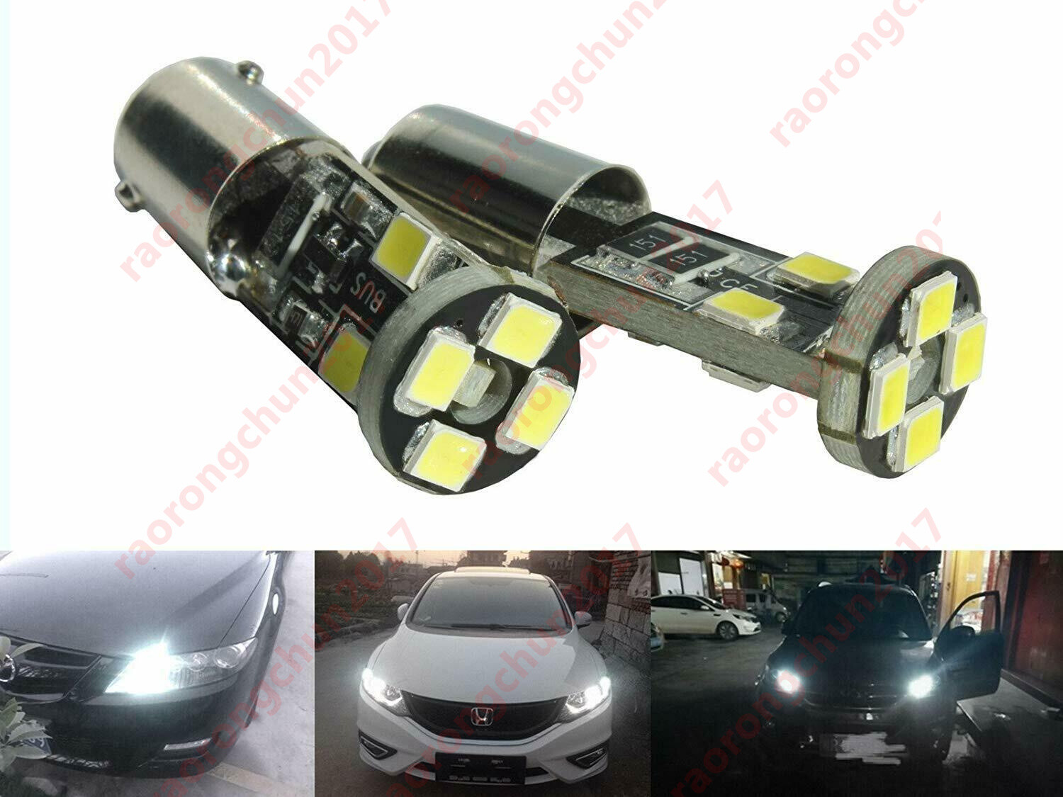 BAX9s H6W SUPER BRIGHT CANBUS LED Side Light Bulb For AUDI TT MK1 2 8N ...