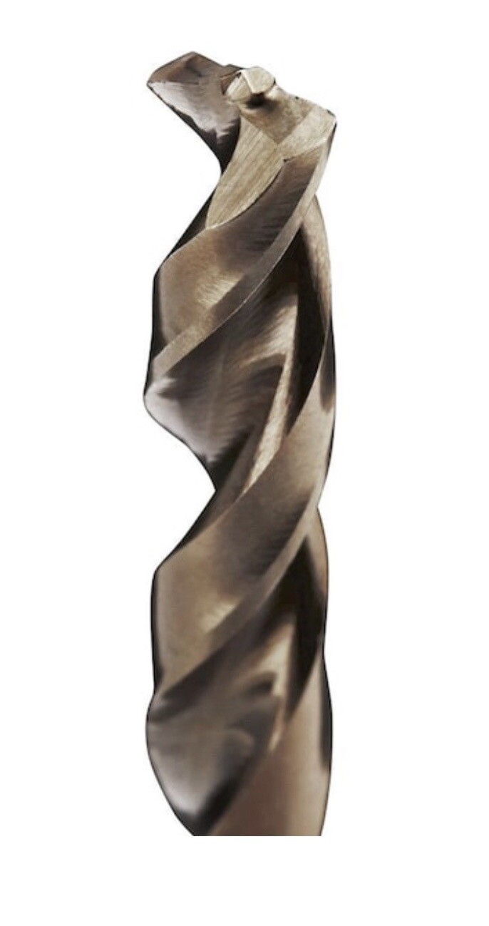 MILWAUKEE 3/16 in. Cobalt Red Helix Drill Bit, Quad Edge Tip, Model #48 ...