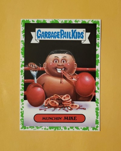 2019 Garbage Pail Kids Green Munchin Mike Tyson 90s Politics & News #5a ...