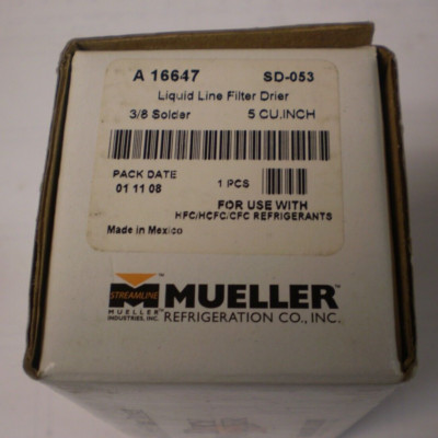 Mueller 3/8 Liquid Line Filter Drier A16647 SD-053 | eBay