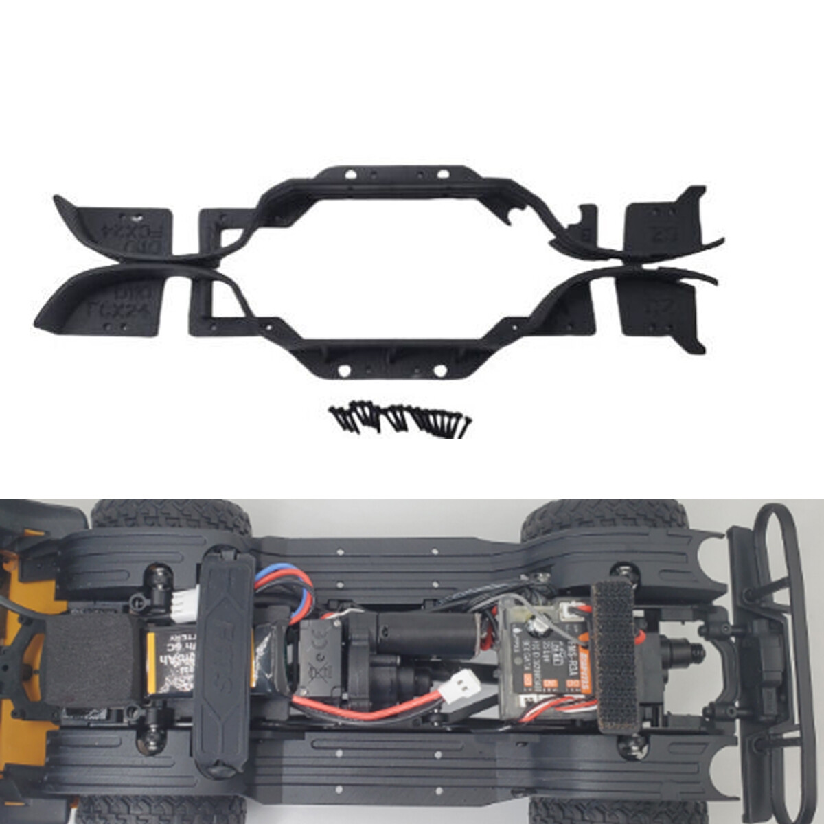 Modified Fender Mudguard for FMS 1:24 FCX24M Defender D110 RC Upgrade ...