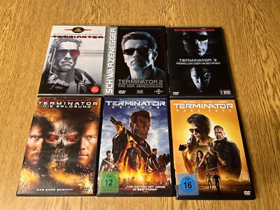 Terminator 1 - 6 (Arnold Schwarzenegger) (6-DVDs) DVD | eBay.de