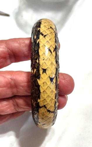 Vintage Python Snakeskin Bracelet | eBay