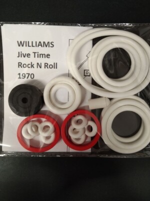Kit Elastiques Flipper - JIVE TIME / ROCK'N ROLL - WILLIAMS - Pinball ...