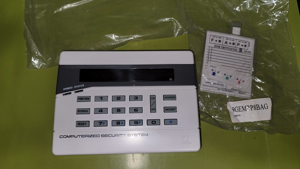 NAPCO GEM-RP8 Gemini Designer Keypad For use with Gemini P800, P801 and ...