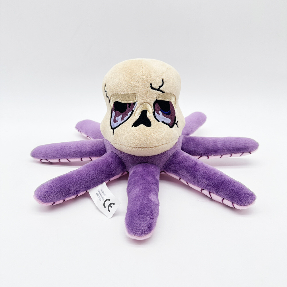 Terry The Octoskull Octopus Plush Doll Horror Short Plush Stuffed ...