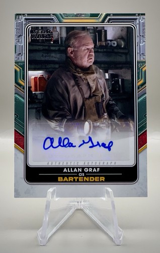 2022 Topps Star Wars Book of Boba Fett #A-AG Allan Graf as Bartender ...