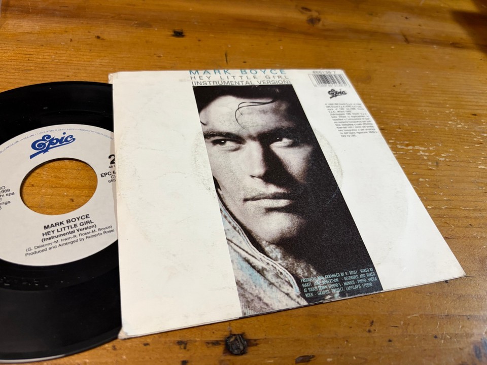 7" ITALY 1989 Mark Boyce – Hey little Girl | eBay