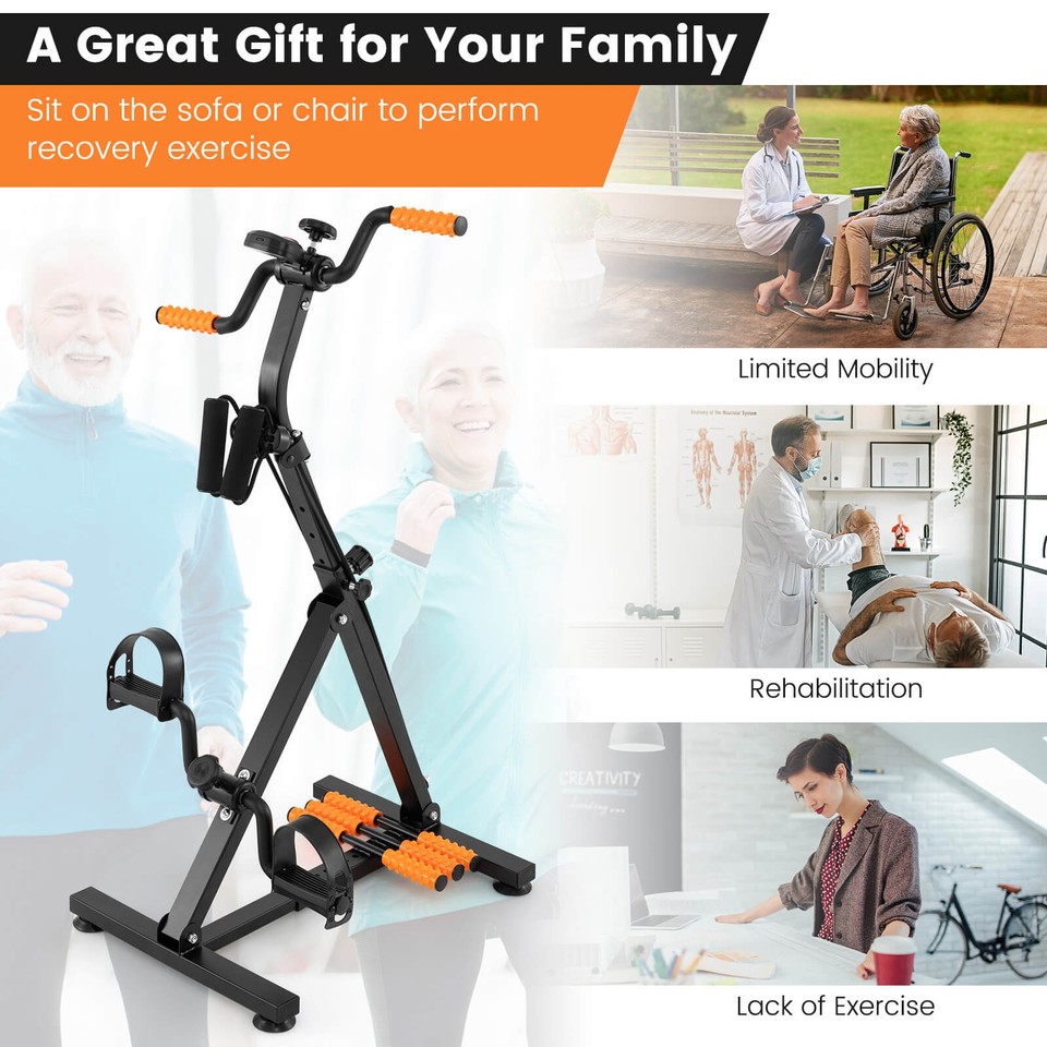 Pedal Exerciser Height & Length-Adjustable Full Body Exercise Bike | eBay