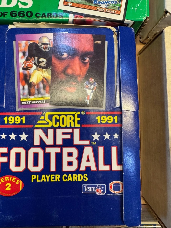1990, 1991 & 1992 Topps, Score, Fleer, Pro-Set NFL Football Complete ...