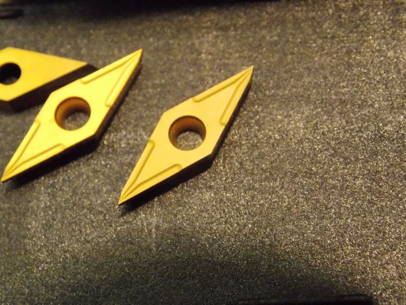 Guhring SA844596 carbide Lathe Turning insert 35 degree 1/4" (10 pcs ...