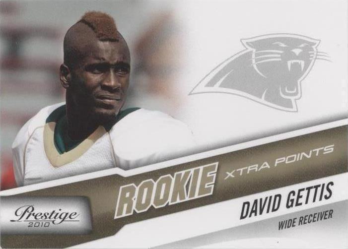 2010 Playoff Prestige - Rookie David Gettis #229 Xtra Points Gold /250 ...