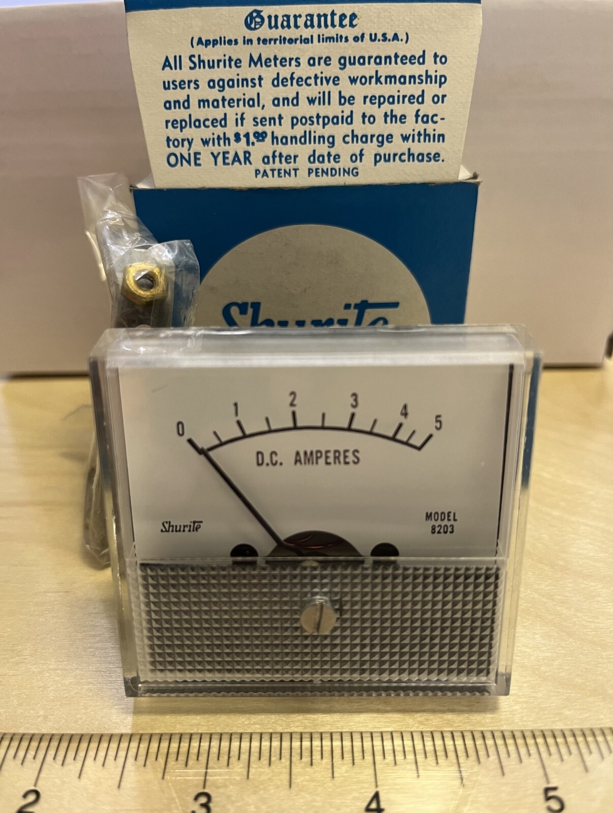 SHURITE Panel Meter 8203Z 0-5 DCA 2-1/2", Mod 850, Amperes | eBay