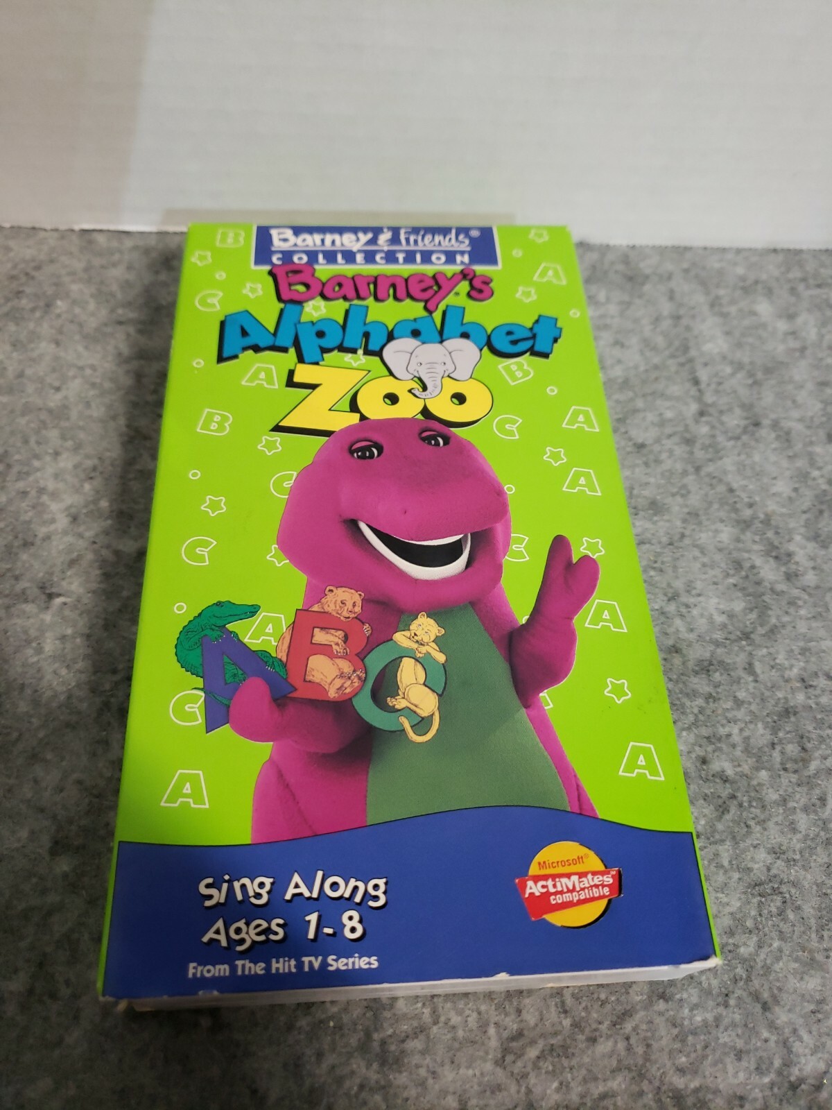 Barney - Barney's Alphabet Zoo VHS Rare Video Tape Classic Collection ...