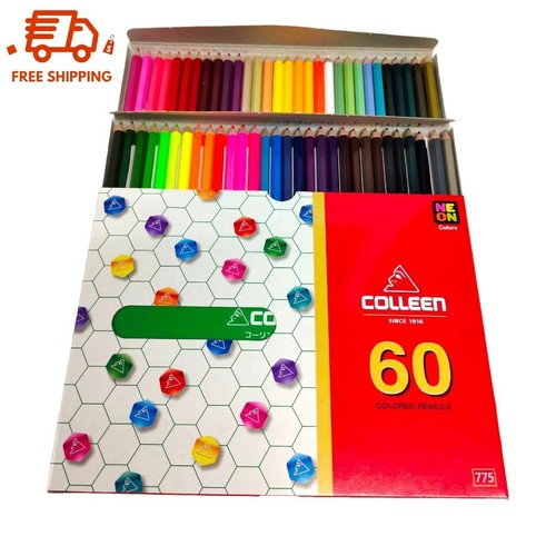 Pencils Colleen 60 Colored Pencils Art Drawing Painting Kids Gift Non ...