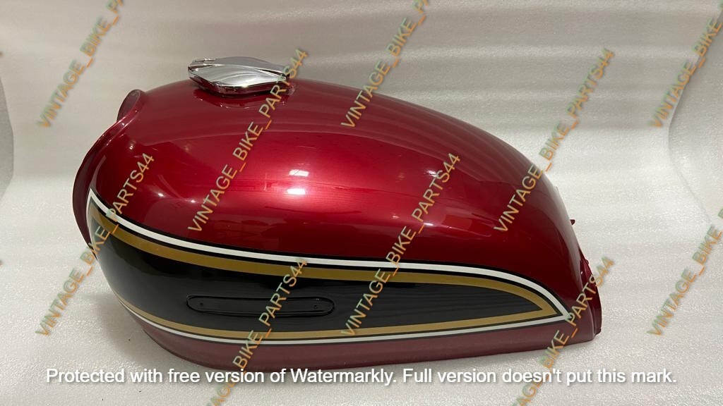 Honda CB550 Aluminum Alloy Cherry Painted Gas Fuel Petrol Tank 1974 ...