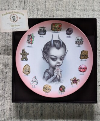 Mab Graves Krampus Just One Bite Art Plate 2016 New In Box With COA | eBay