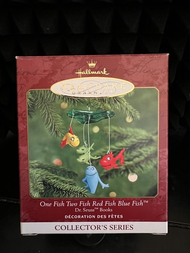 Hallmark Keepsake Ornament One Fish Two Fish Red Fish Blue Fish Dr ...