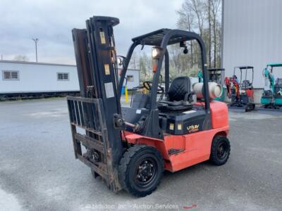 2014 Utilev UT25P 5,000 lbs Class Forklift Warehouse Pallet Lift Truck ...