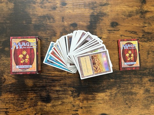 Magic the Gathering (MTG) 5th edition Starter Deck and rule book 1997 ...