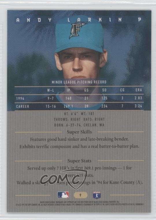 1995 Bowman's Best Blue Andy Larkin #9 | eBay