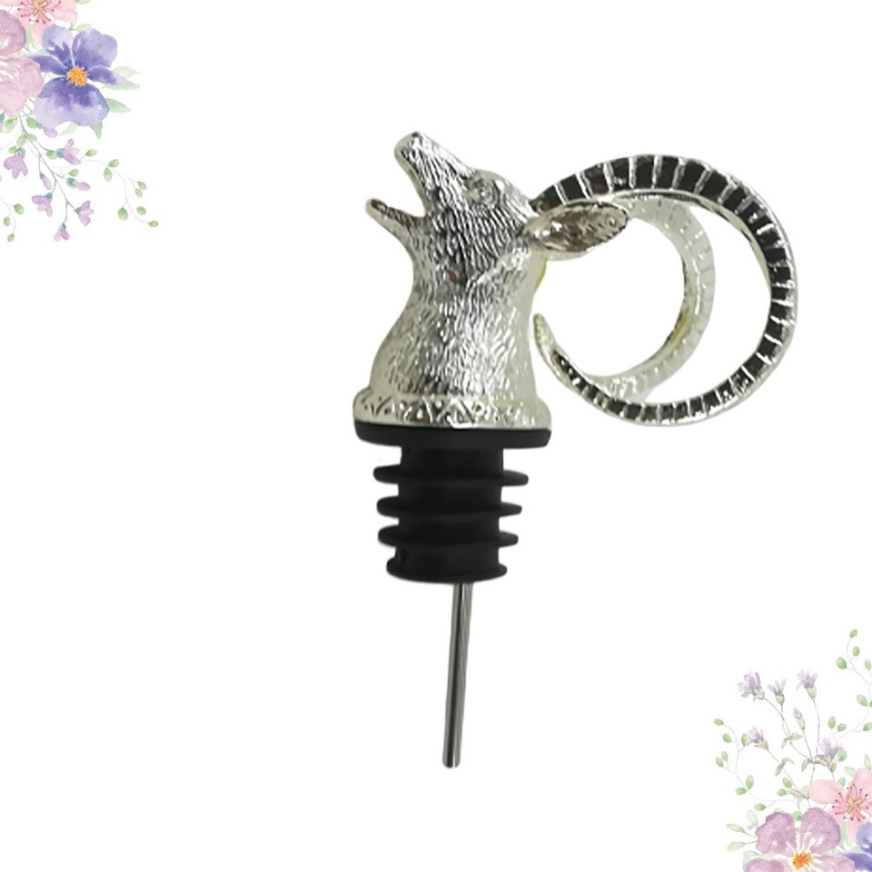 Fashion Antelope Head Wine Pourer Animal Bottle Stopper Creative Wine ...