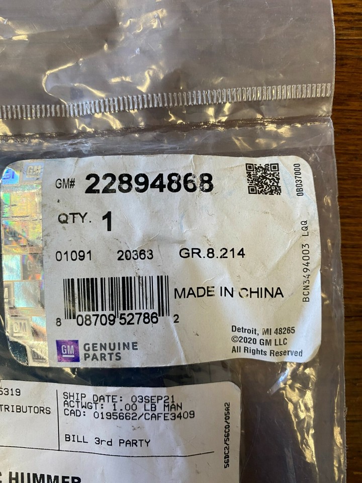 22894868 Splash Guards Rear Flat with Embossed GMC Logo for 14-18 GMC ...