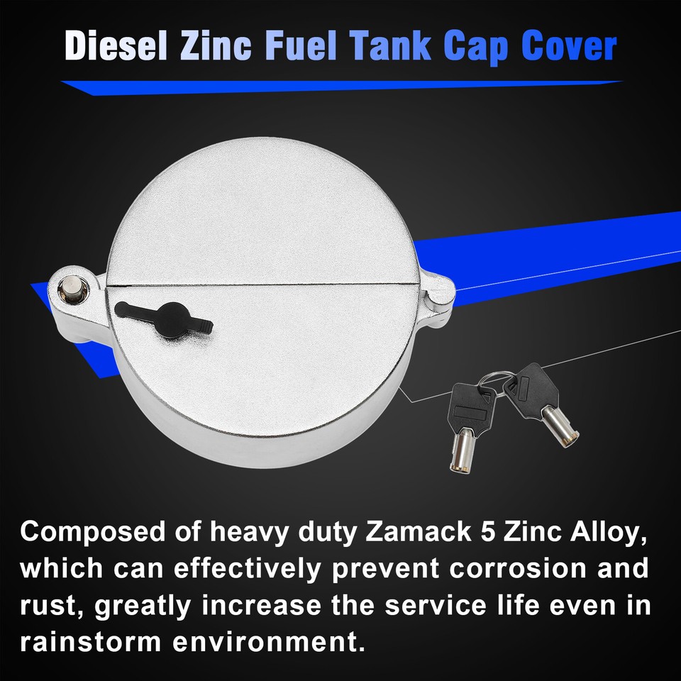 Semi Truck Locking Diesel Fuel Cap Cover For Freightliner Sterling ...