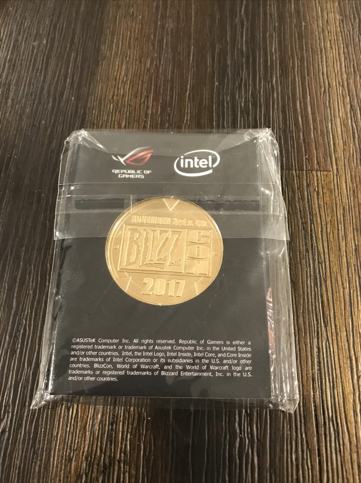 Blizzcon 2017 EXCLUSIVE World of Warcraft Coin - Alliance - ROG/Intel ...