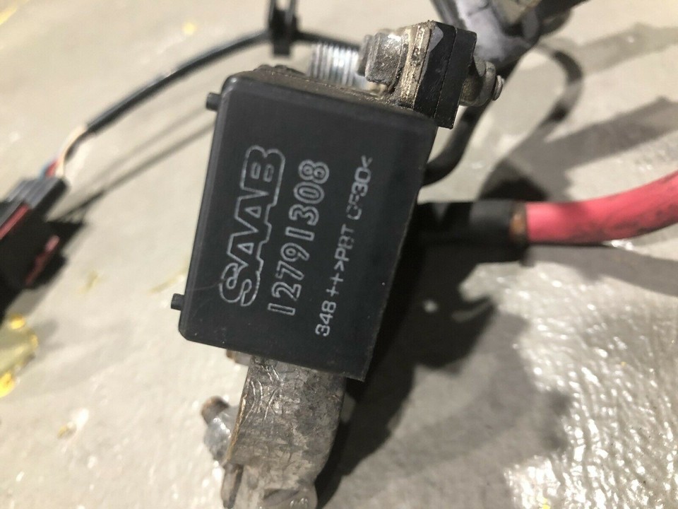 2003-07 SAAB 9-3 Positive Battery Terminal Cable Main Relay Switch OEM ...