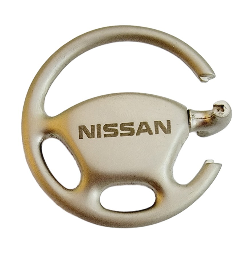 Nissan Carabiner Steering Wheel Keychain Advertising Logo Keyring Metal ...