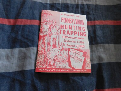Pennsylvania Hunting Trapping Magazine Regulations 1984-1985 | eBay